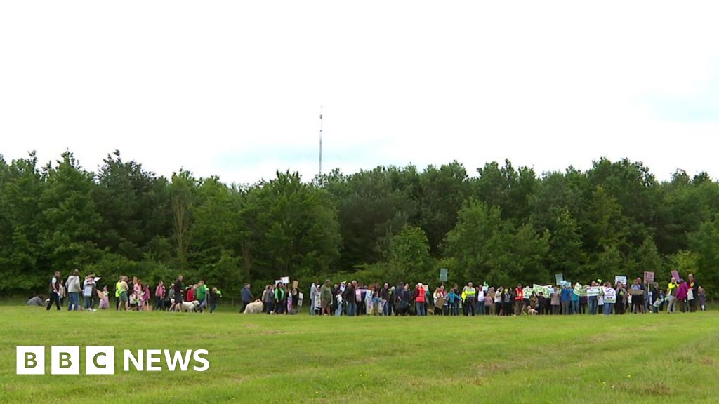Burnhope solar farm plans spark resident protest - BBC News