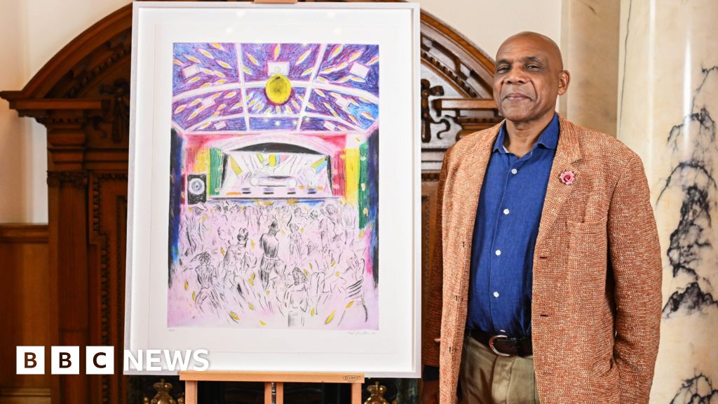 Artist wins government award for Cornwall reggae festival print - BBC News