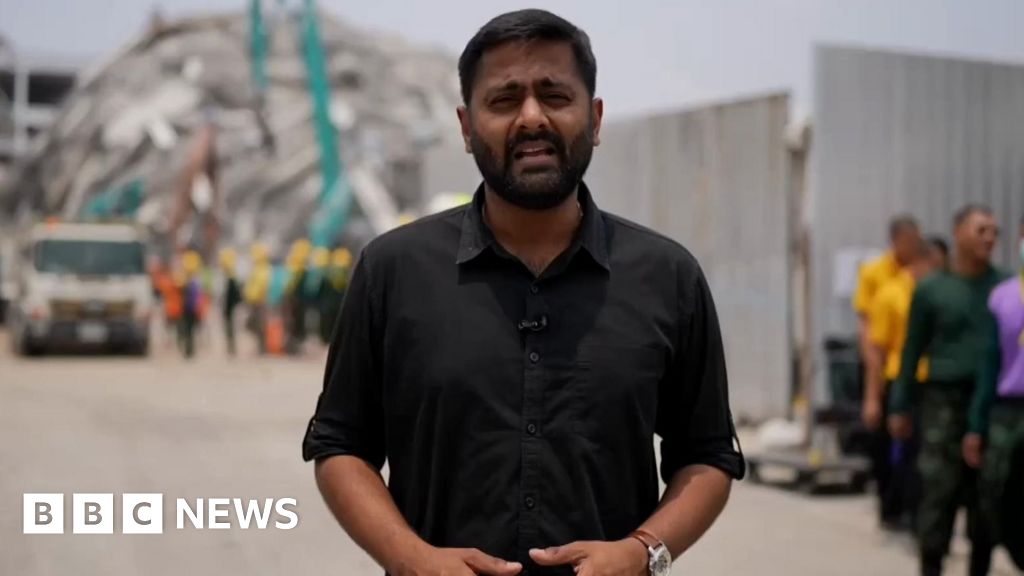 BBC at scene as Bangkok tower collapse rescue efforts continue - BBC News