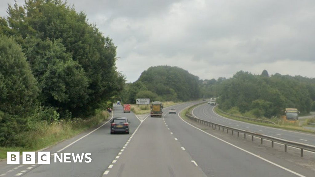 Biker seriously injured in Devon A38 crash - BBC News