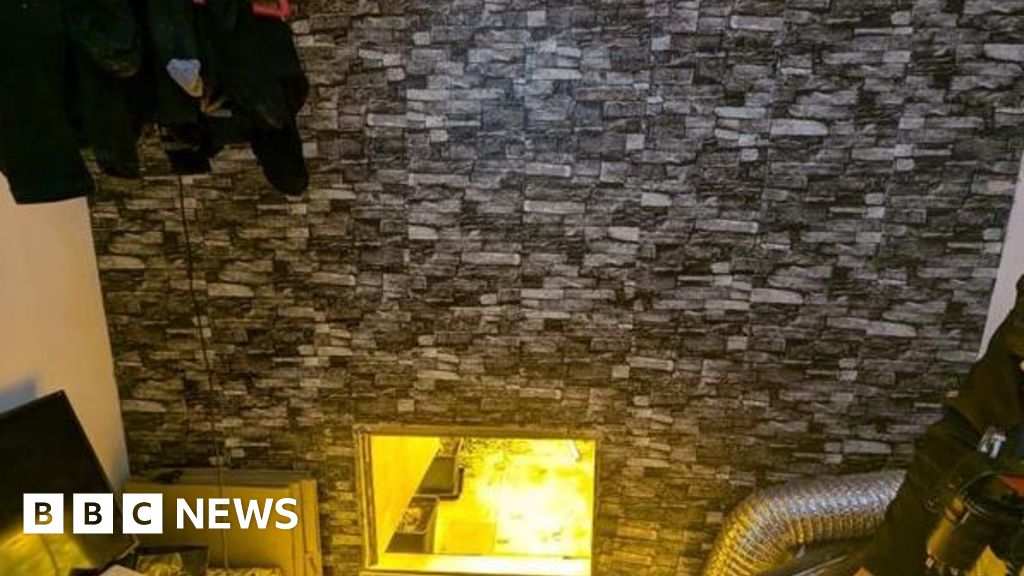 Batley: Police find weapons and drugs inside hidden room