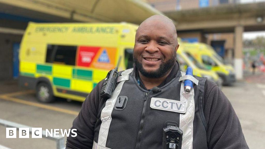 Nottingham: TV star hospital guard says 'I love my job'
