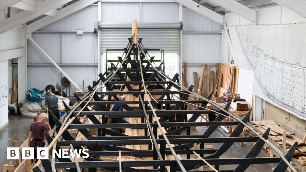 Sutton Hoo replica boat build finds 'magnificent' new home