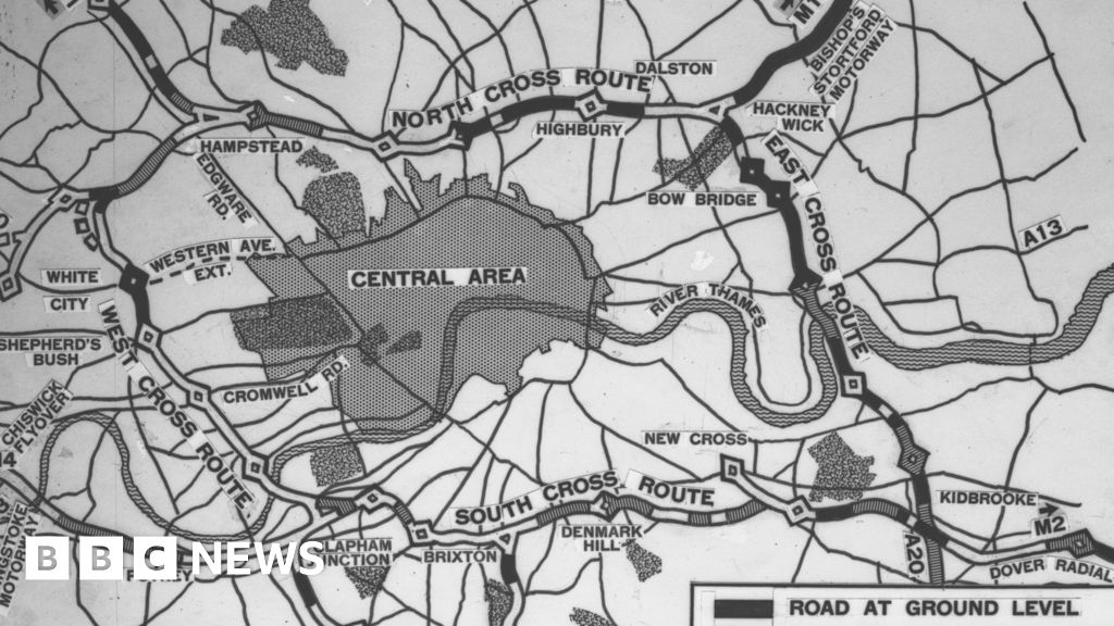 The London circular motorways scheme that sparked a backlash - BBC News