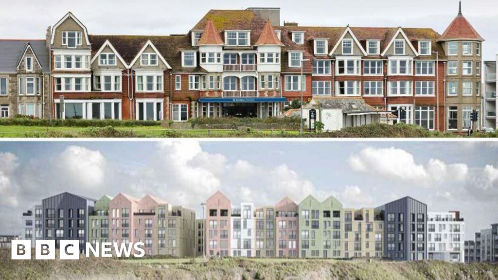 Hotel Bristol Narrowcliff plans for Newquay are approved - BBC News