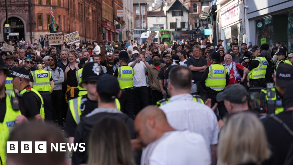 Man admits being involved in fight during Nottingham protests