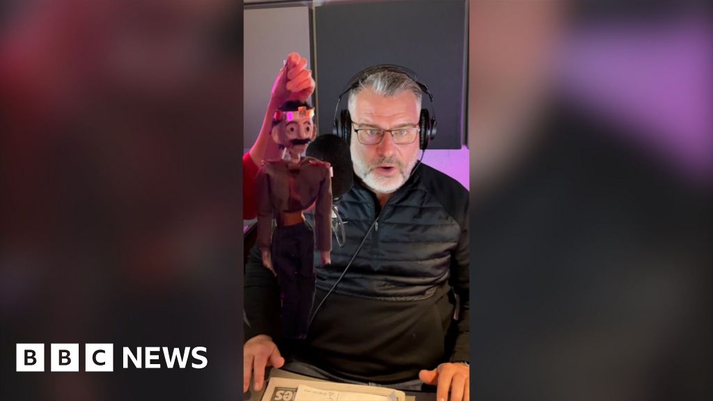 Andy Collins meets a puppet maker - BBC News