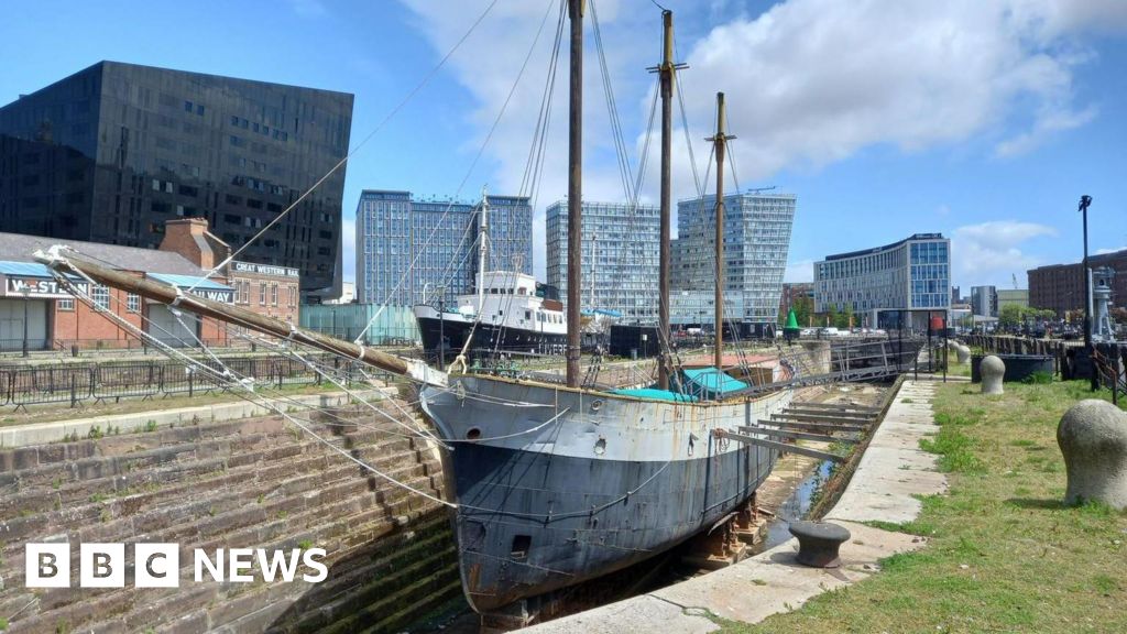 Liverpool's last sailing cargo ship to be dismantled - BBC News