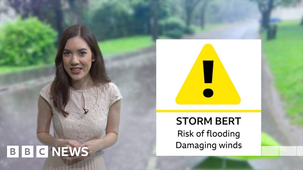 Storm Bert set to cause flooding in parts of Wales this weekend - BBC News