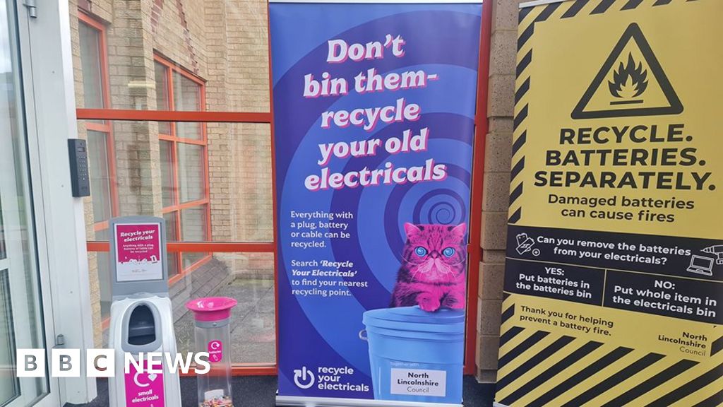 New North Lincolnshire scheme aims to boost electricals recycling - BBC News