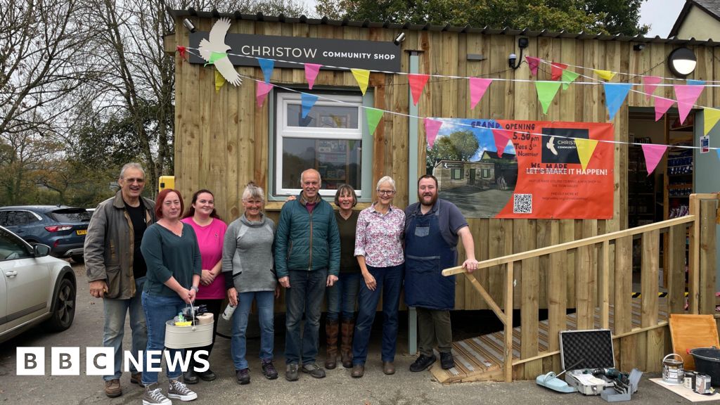 New shop opens after community effort in Christow, Devon