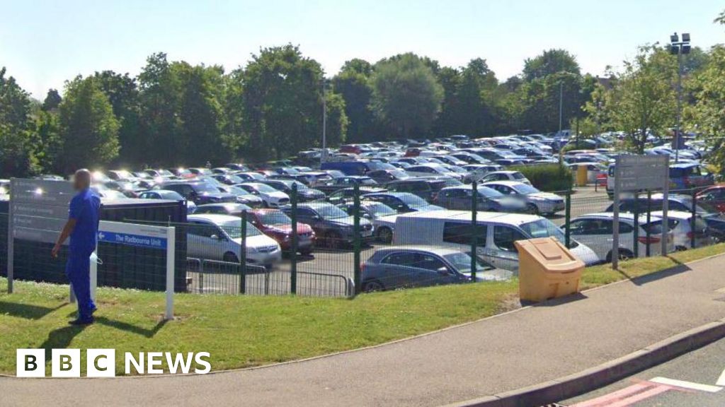 Derby hospital car park changes during multi-storey build