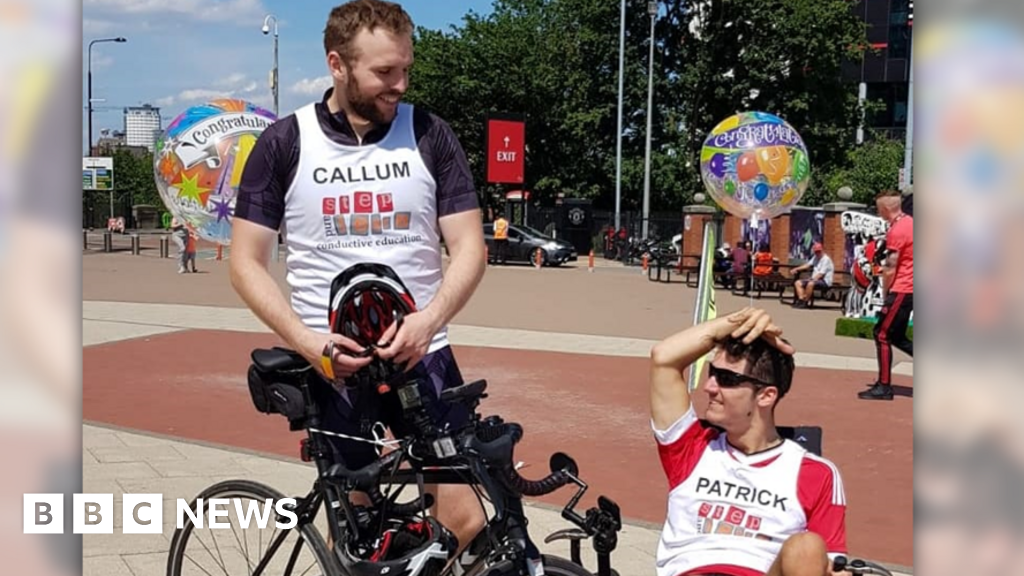 Kent: Man with cerebral palsy to cycle 600km route for charity - BBC News