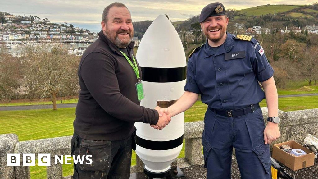 Bomb dubbed 'Hitler's gift to Dartmouth' restored
