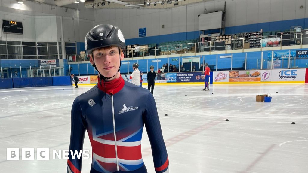 Surrey: Teenage speed skater aims for France Winter Olympics 2030