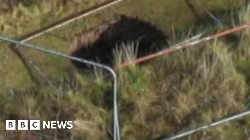 Hole opens on Cornwall golf course after mineshaft collapse - BBC News