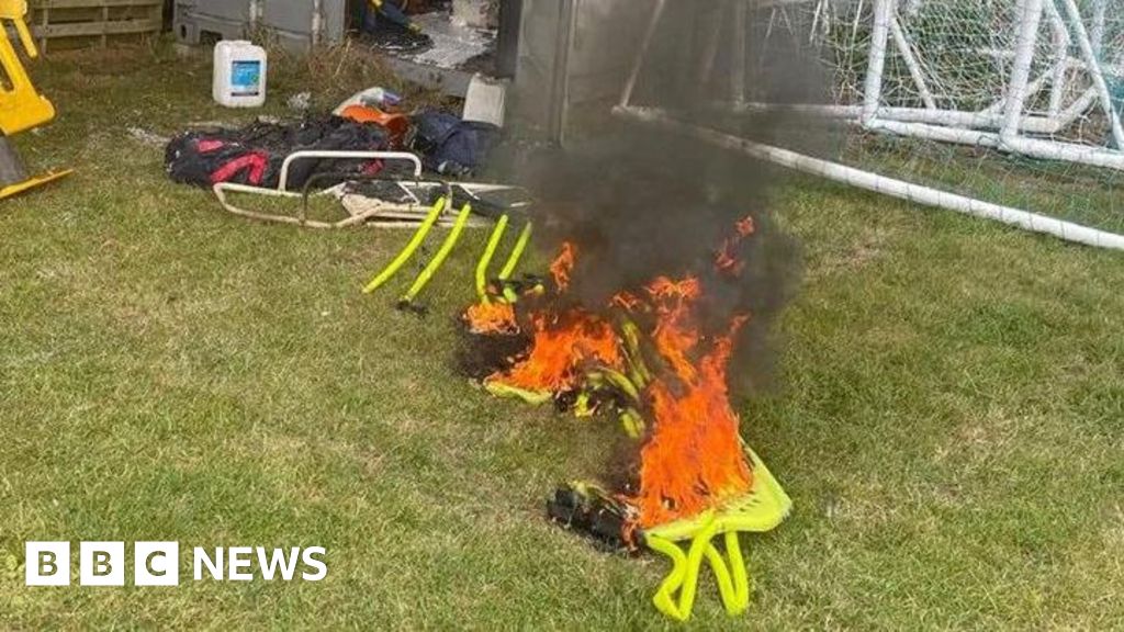 Witness appeal after arson attack at football club