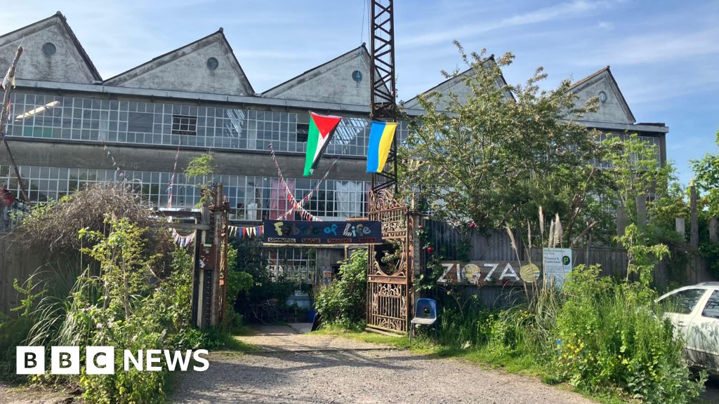 People living in former Glastonbury factory lose appeal to stay - BBC News