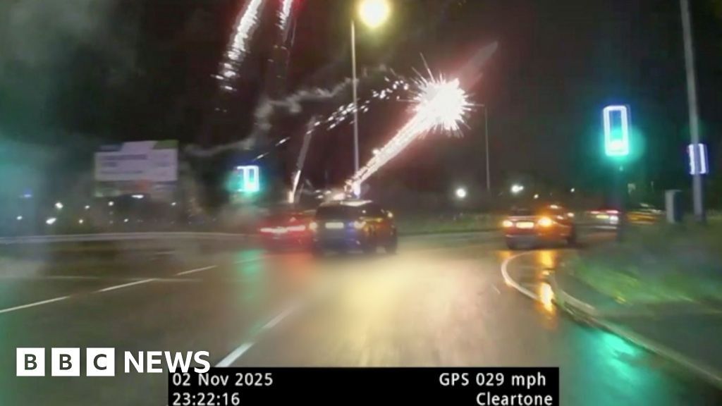Driver jailed for shooting fireworks out of moving car in Cardiff - BBC ...