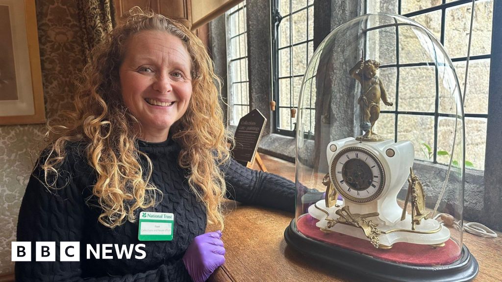 Cornwall National Trust site spends hours winding clocks back