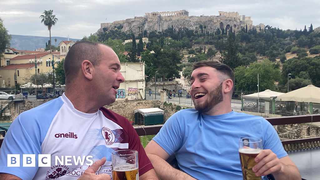 Aston Villa fans pray for first European final since 1982 - BBC News