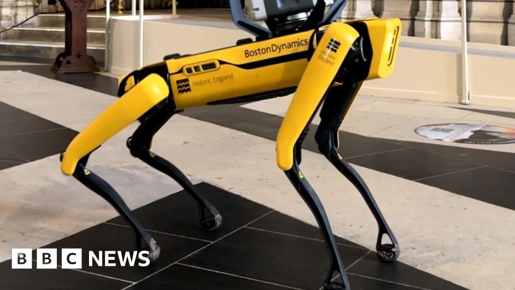 Robot dogs used to protect heritage sites like York Minster - BBC News