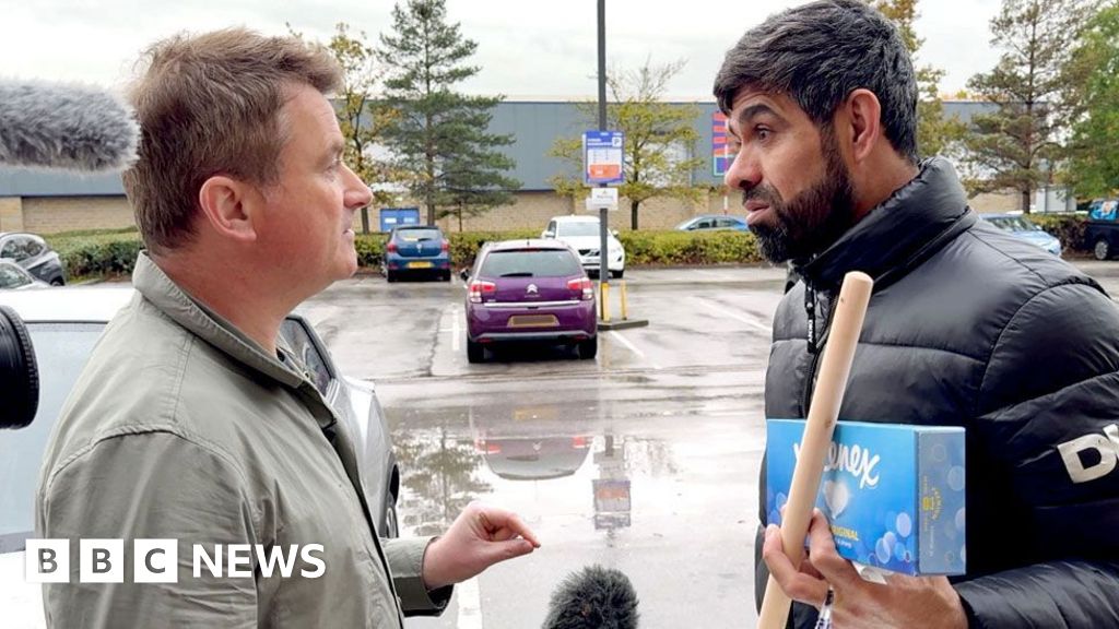 Watch: BBC reporter confronts man at centre of illegal worker network
