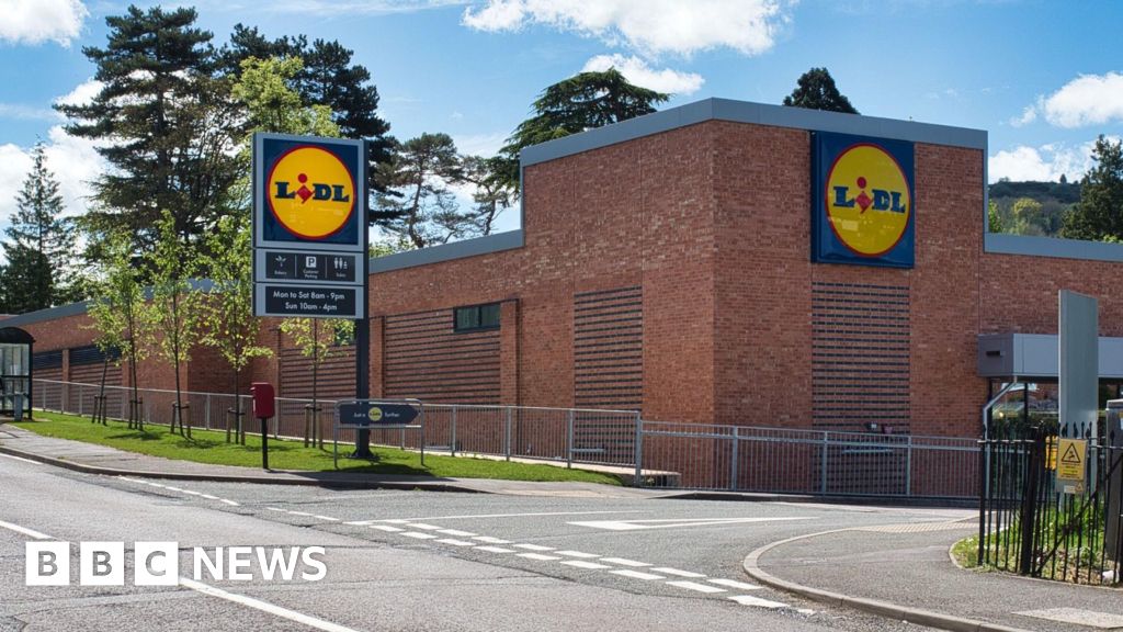 Cheltenham Lidl wins title for being 'ugly' building - BBC News