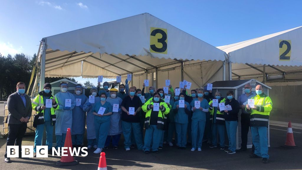 PCR testing staff awarded certificates for one million swabs