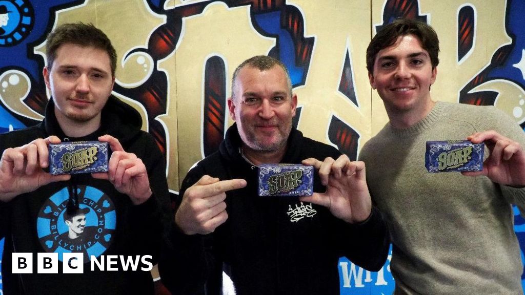 Bristol artist Inkie designs soap to help Billy Chip project
