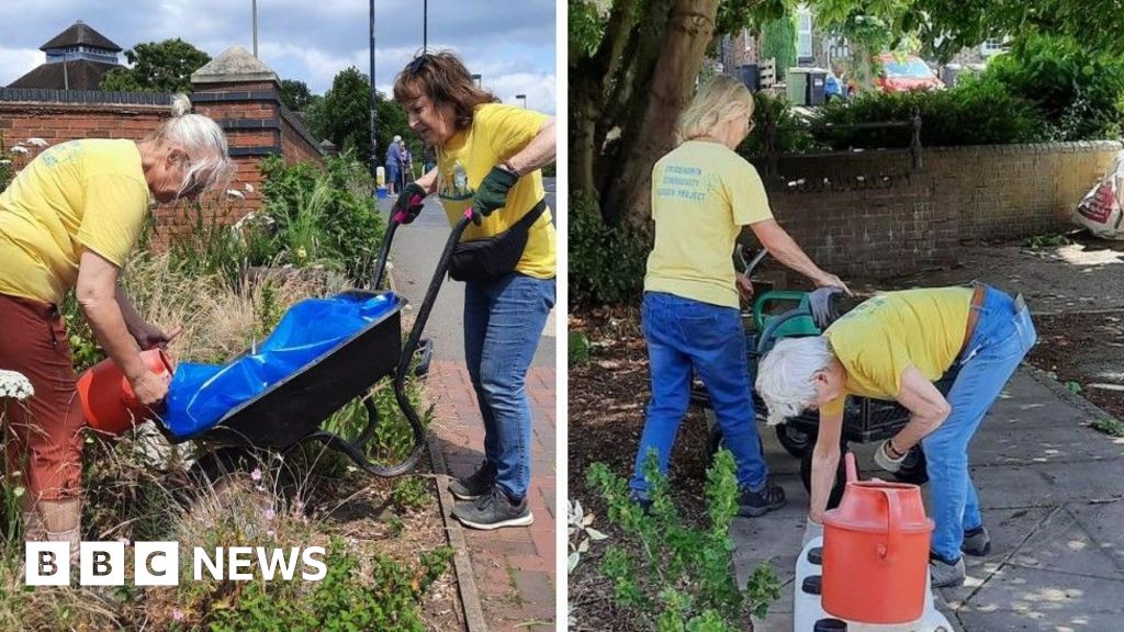 Bridgnorth volunteers turn town's neglected land into gardens