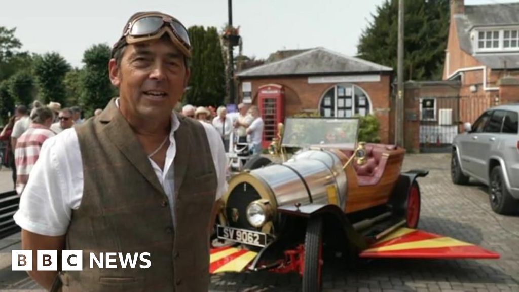 Shropshire Chitty Chitty car in Ian Fleming road trip tribute