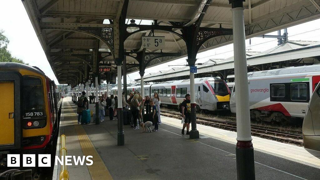 Trains reinstated between Norwich and London but delays continue - BBC News