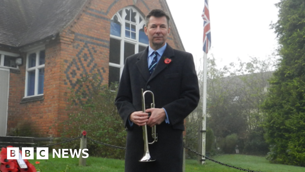 Last Post Remembrance bugler returns to village for 50th time