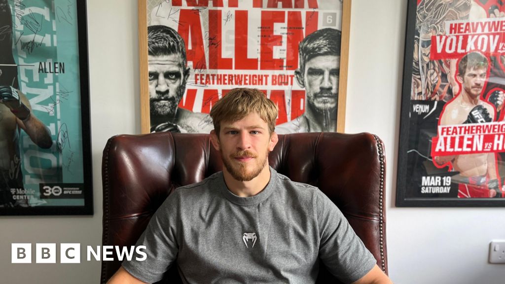 UFC injured fighter taking on Olympic-style triathlon for charity - BBC ...