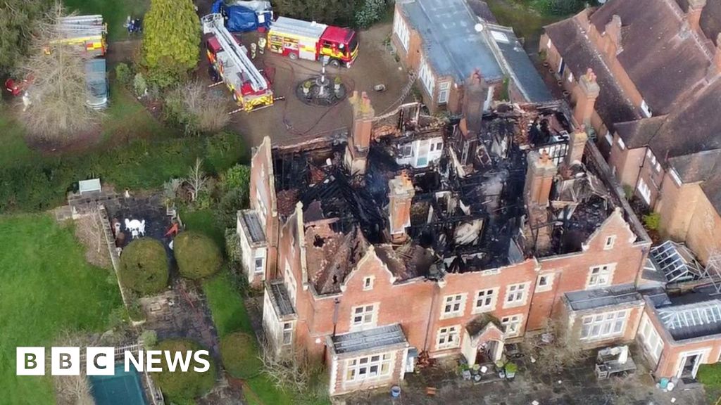 Hunton: Fire devastates historic Grade II listed house