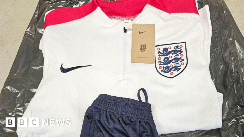 Up to 180 fake football items seized in Stoke-on-Trent raid - BBC News