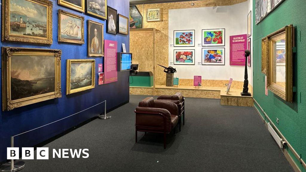 National Art Gallery reopens at Manx Museum after revamp - BBC News