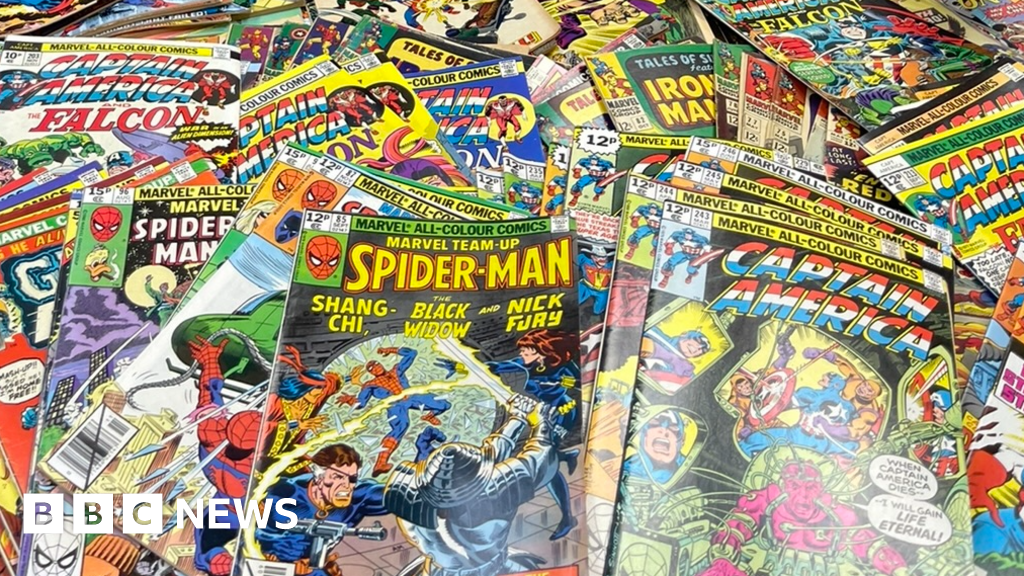 Vintage Marvel comic collection set for auction in Staffordshire