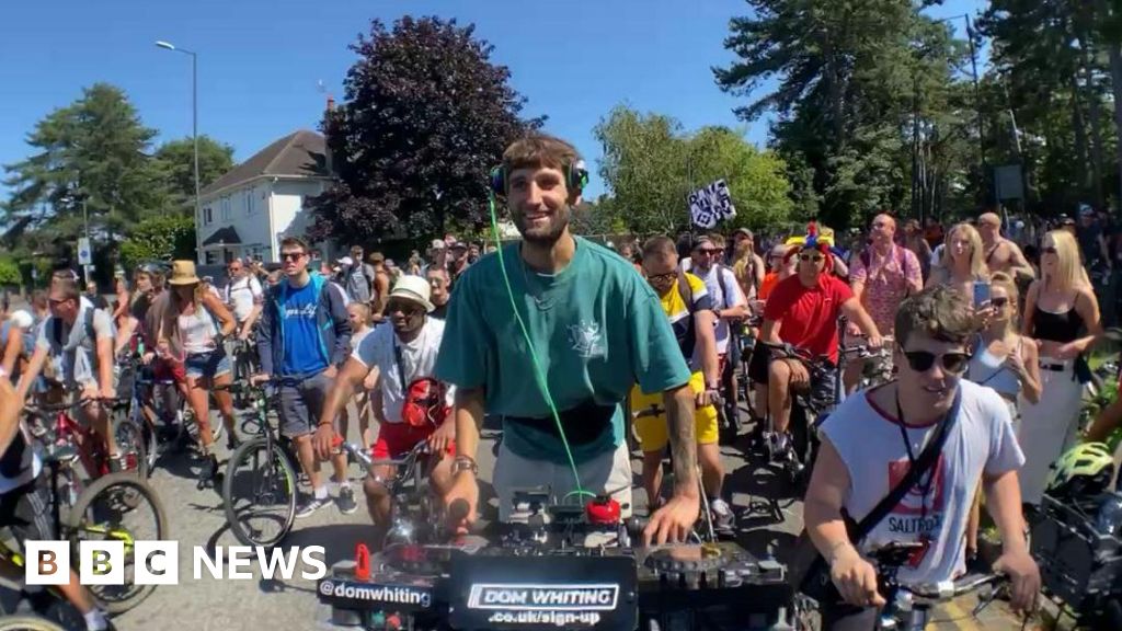 Dom Whiting: DJ brings cycling drum and bass party to Bournemouth - BBC ...