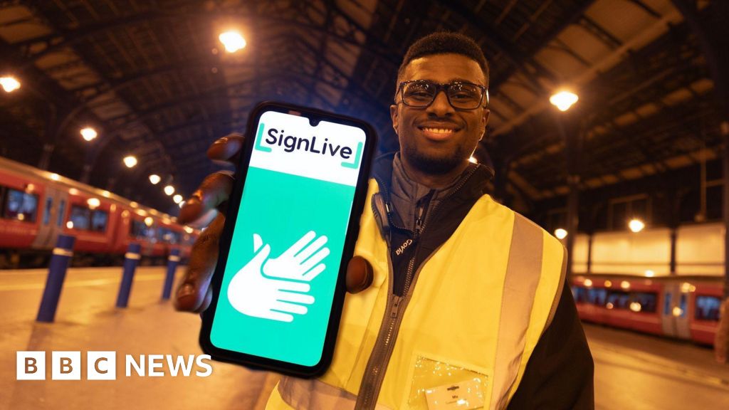 Train operator offers free sign language app for passengers