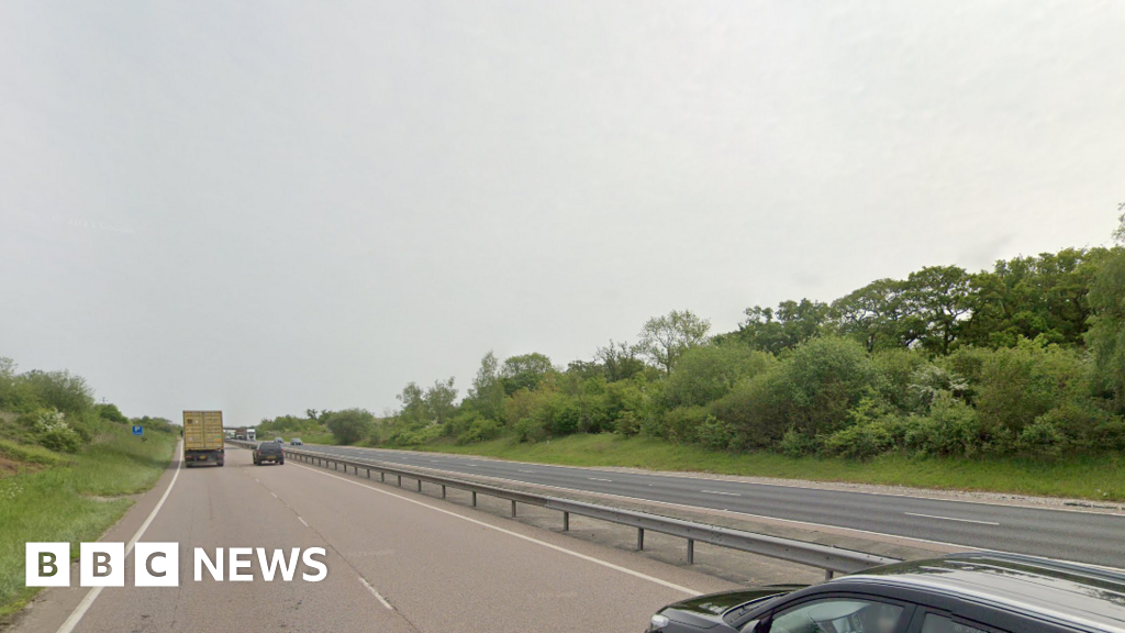 A120 near Stansted Airport closing on weeknights for improvements - BBC ...