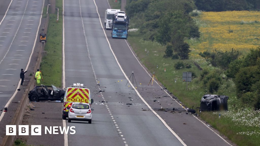 One person in hospital after 'serious collision' on A1(M) - BBC News