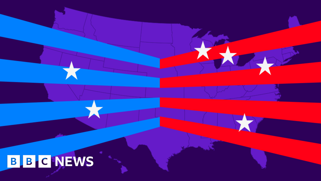 Seven swing states set to decide the 2024 US election - BBC News