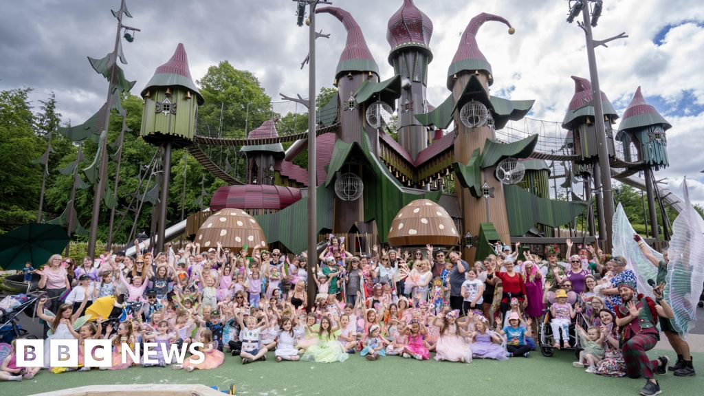 'Fairies' gather at Alnwick Garden Lilidorei playpark