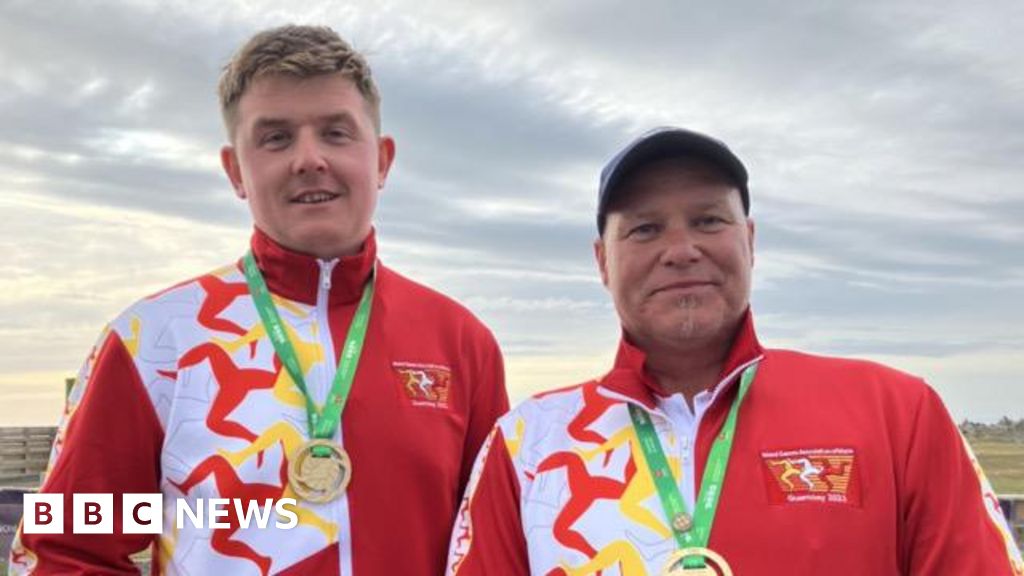 Island Games 2023: Gold in shooting and high jump on day one - BBC News