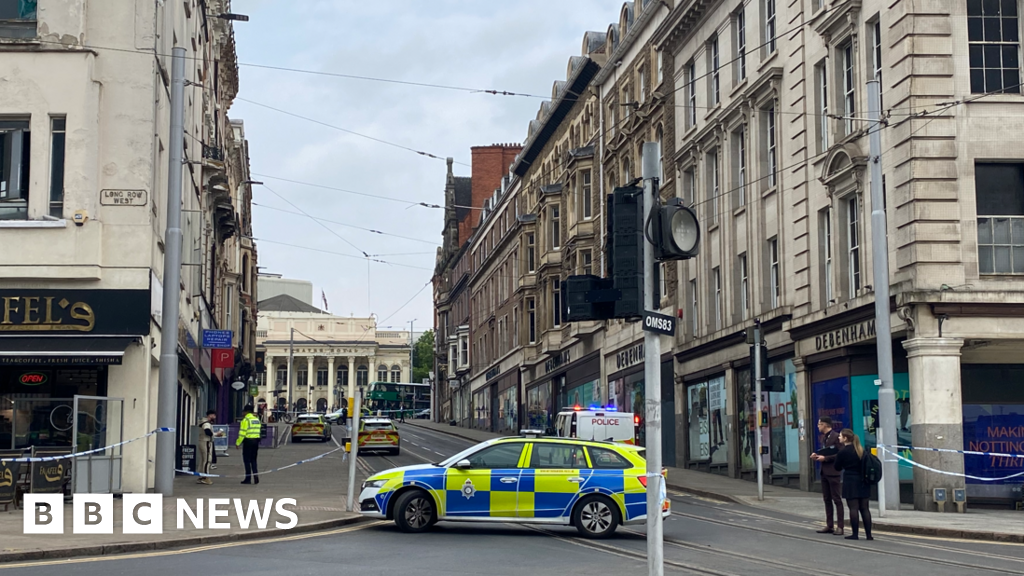 Investigation after man stabbed in Nottingham city centre