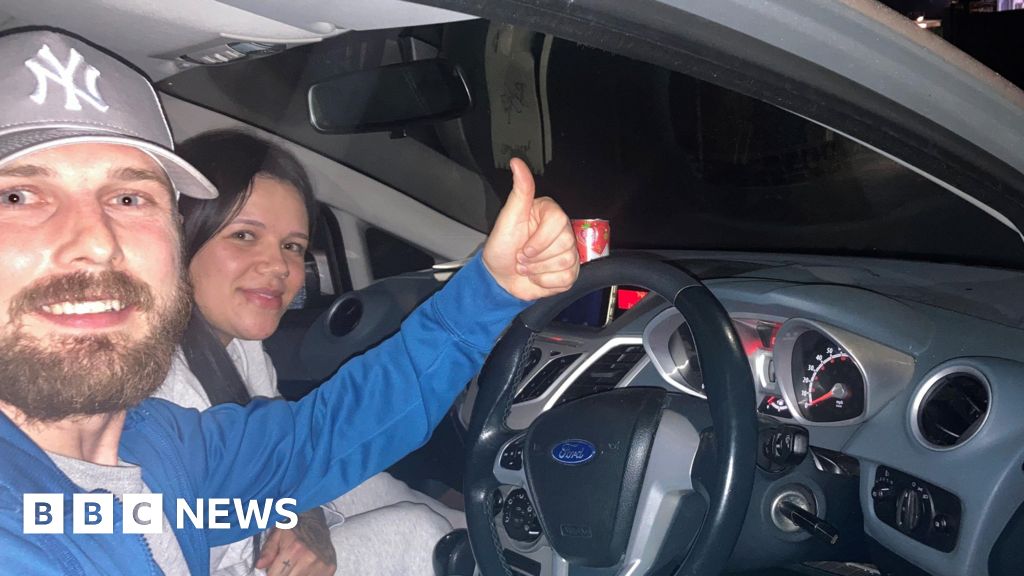 EastEnders superfans drive 100 miles to watch live show in the car