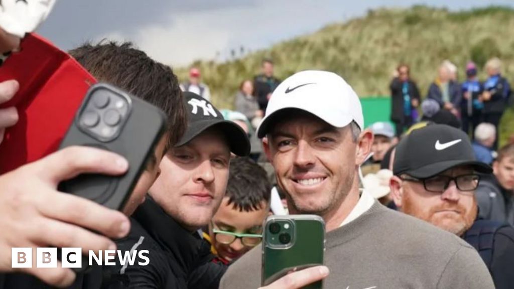 Irish Open: Newcastle gets ready for the golf tournament - BBC News