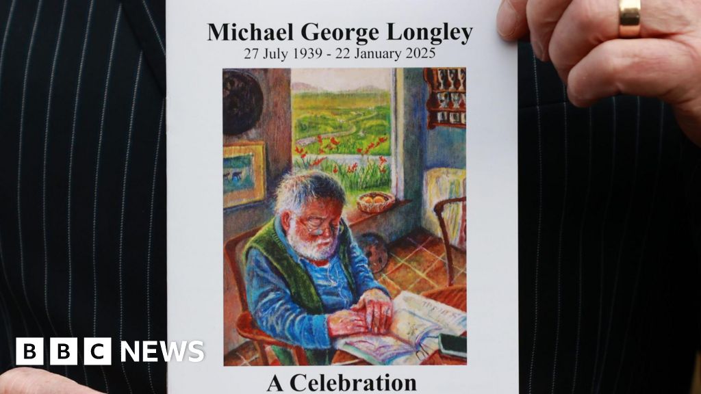 Michael Longley: Funeral of poet takes place in Belfast - BBC News